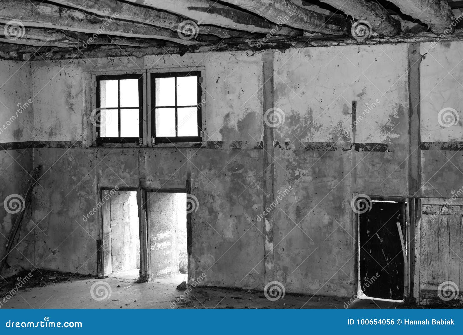 Inside Old Building stock photo. Image of inside, white - 100654056
