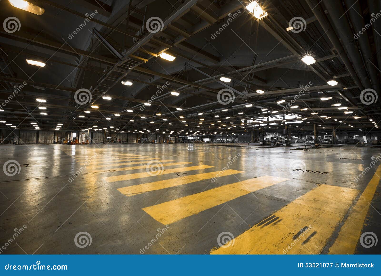 Inside an Old Bus Garage, Hall, Stock Image - Image of truck, repair ...