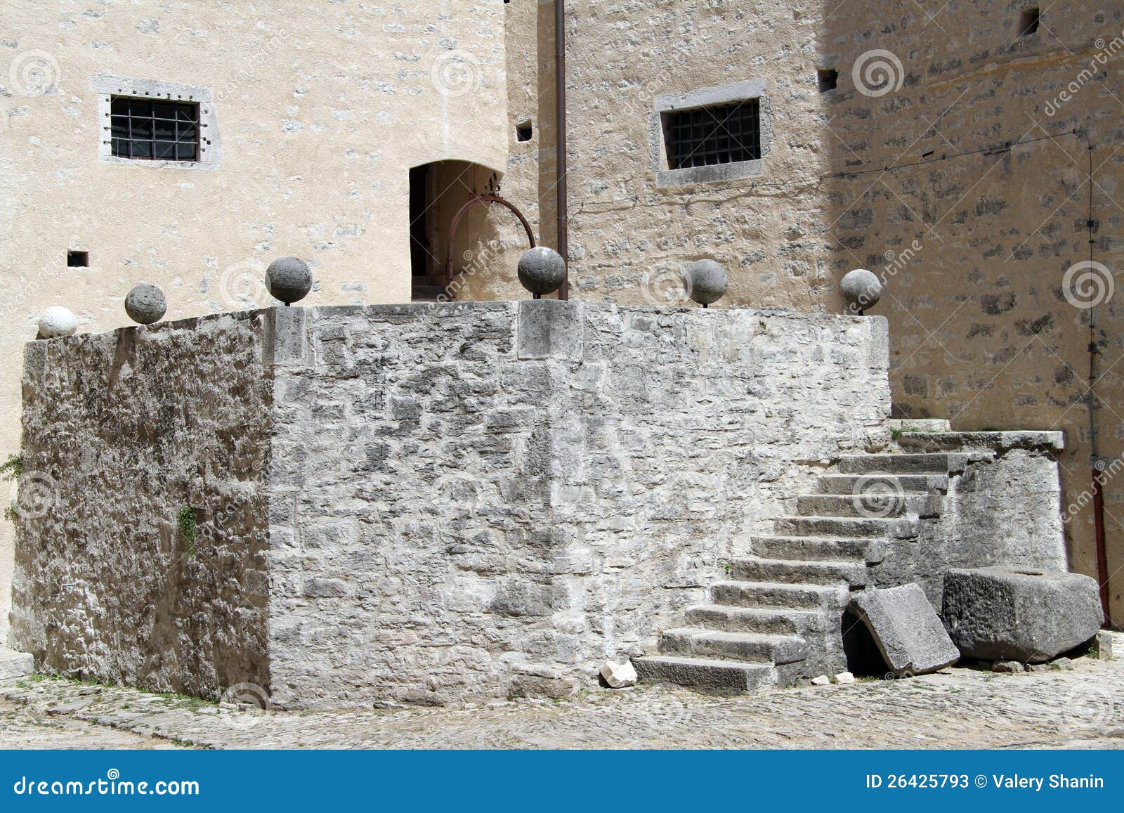 Inside Old Castle in Pazin, Istria Stock Image - Image of ancient ...
