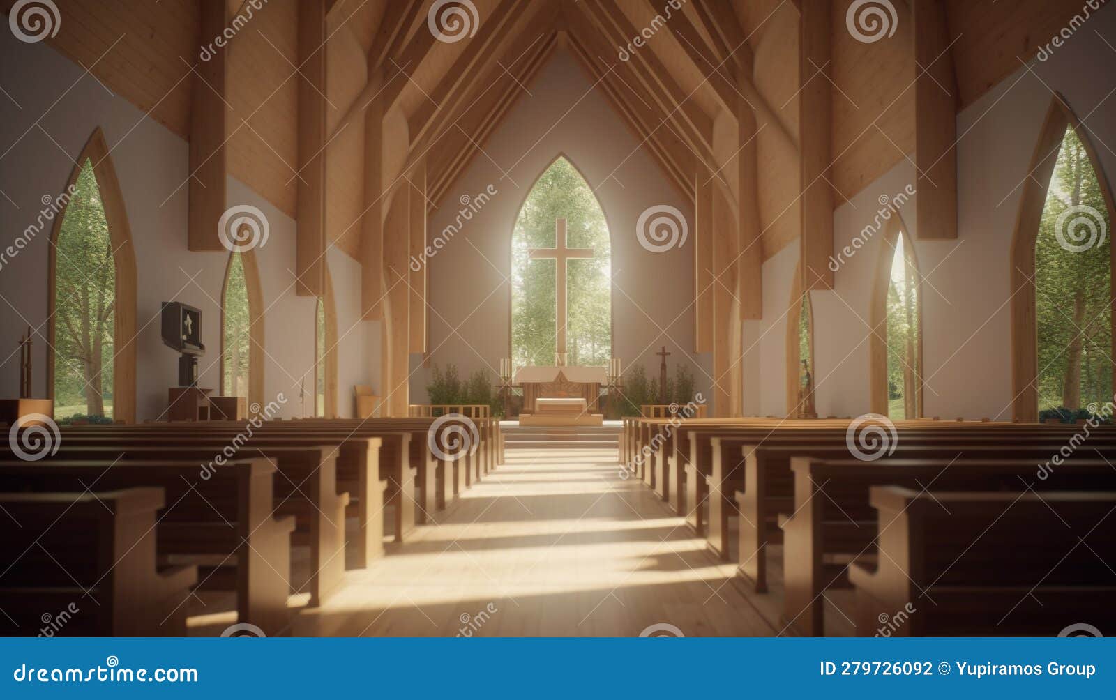 Inside the Old Chapel, Praying in Silence, Surrounded by History ...