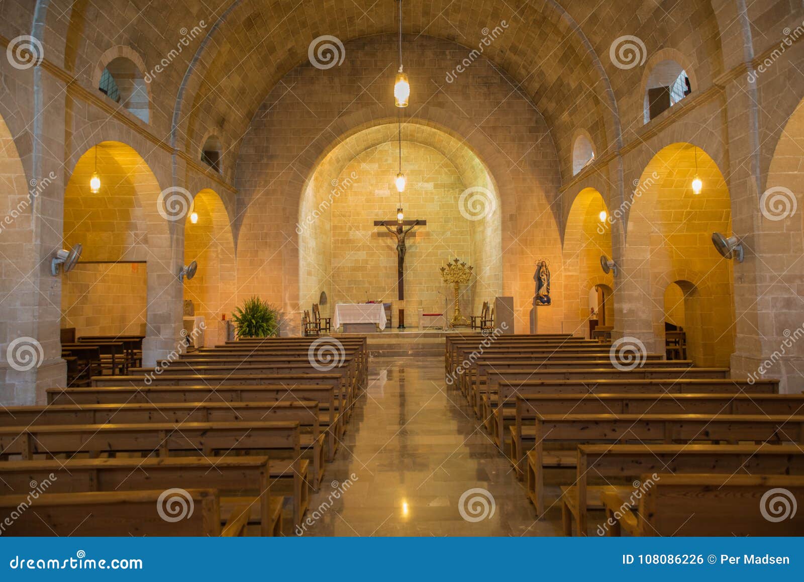Inside an old church editorial photo. Image of catholic - 108086226