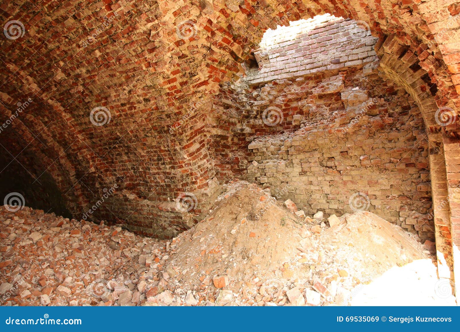 Inside of Old and Dangerous Building Stock Image - Image of time ...