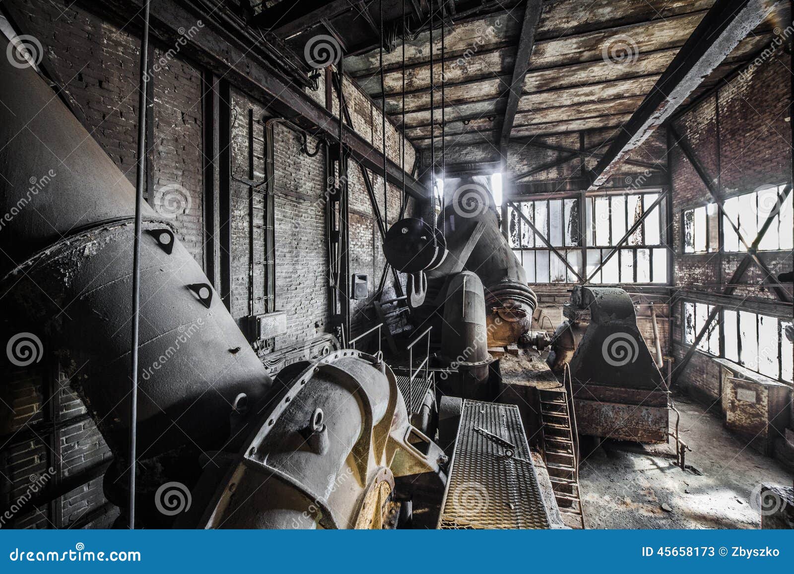 Inside the old Factory stock image. Image of industry - 45658173