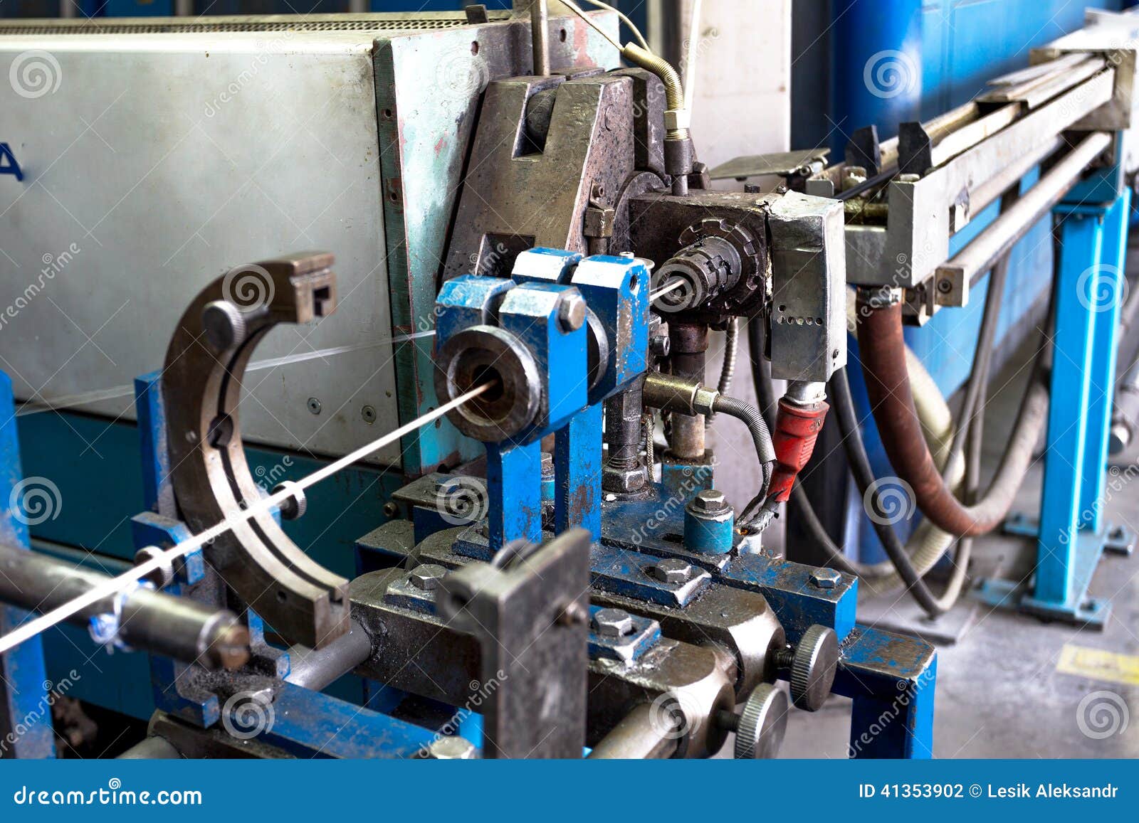 Inside the Old Factory Manufacturing Electrical Cable. Outdated Stock ...