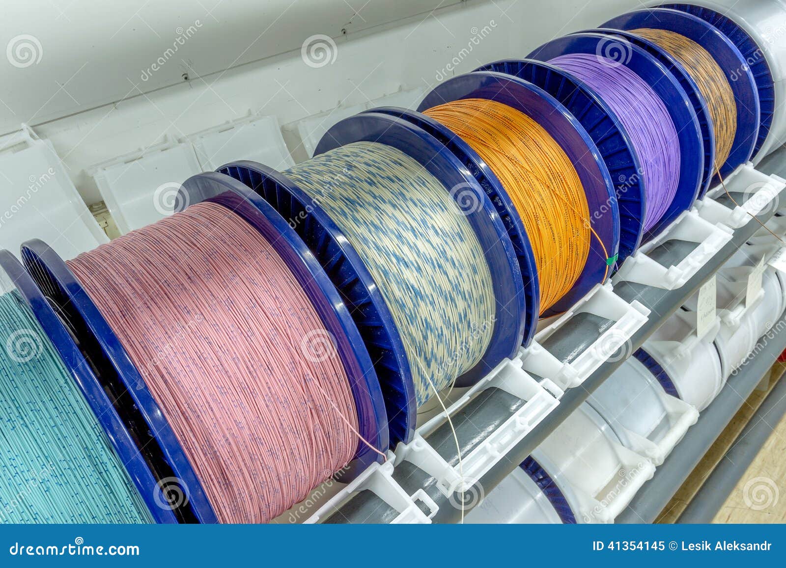 Inside the Old Factory Manufacturing Electrical Cable. Outdated Stock ...