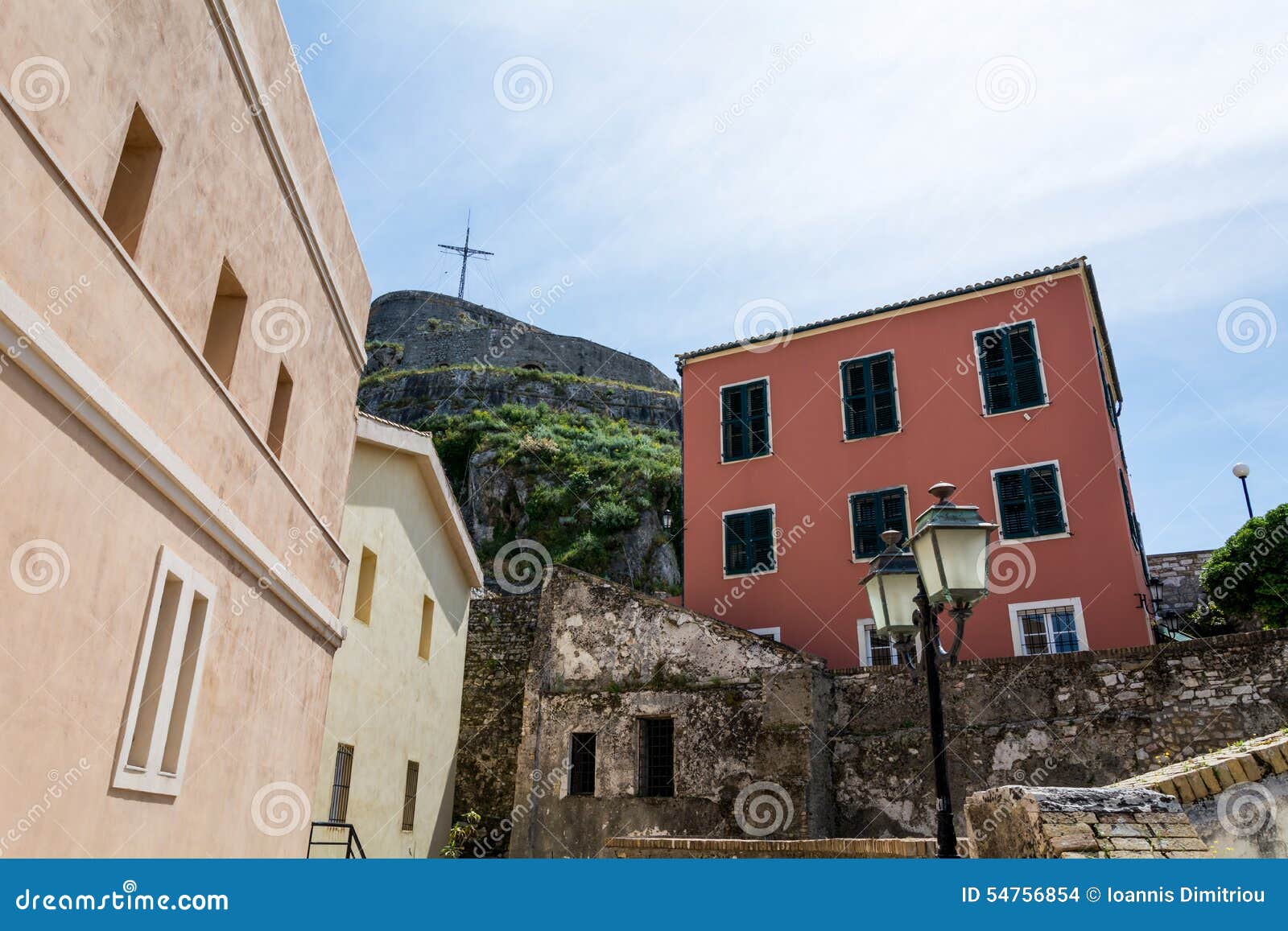 Inside Old Fortress,Corfu,Greece Stock Photo - Image of inside, tourism ...