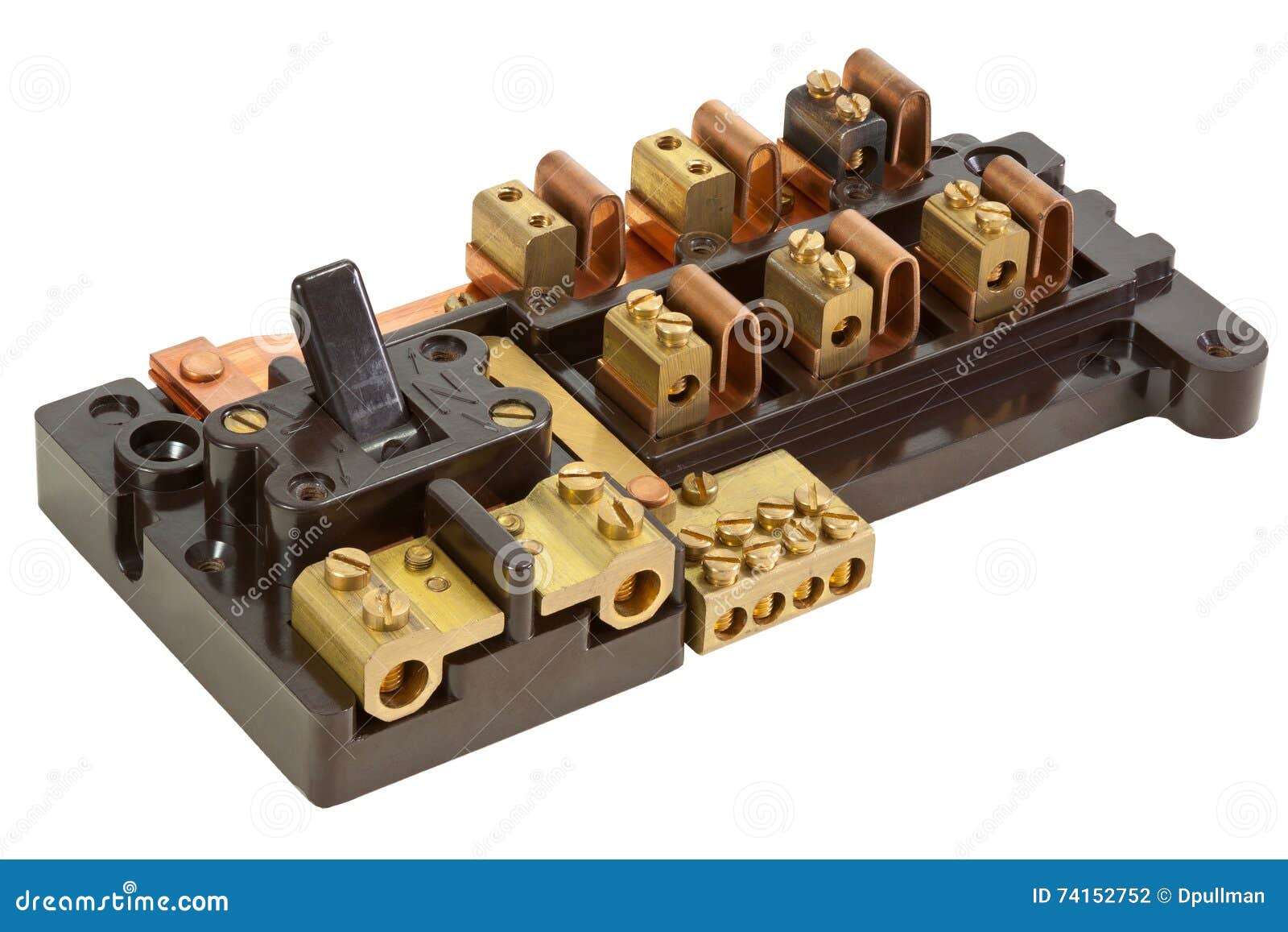 Inside an Old Fuse Box stock photo. Image of fusebox - 74152752