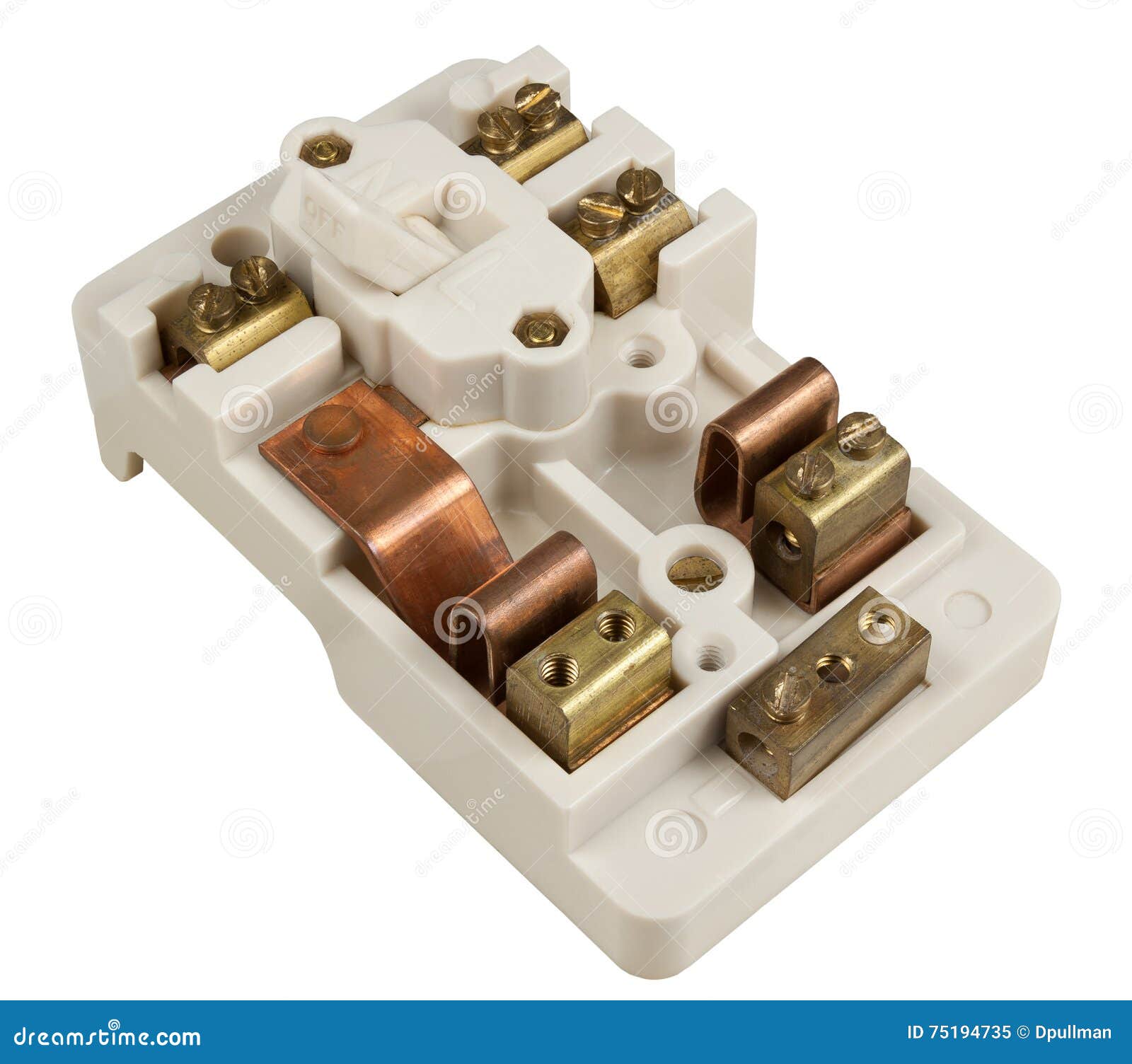 Inside An Old Fuse Box Royalty-Free Stock Photo | CartoonDealer.com ...
