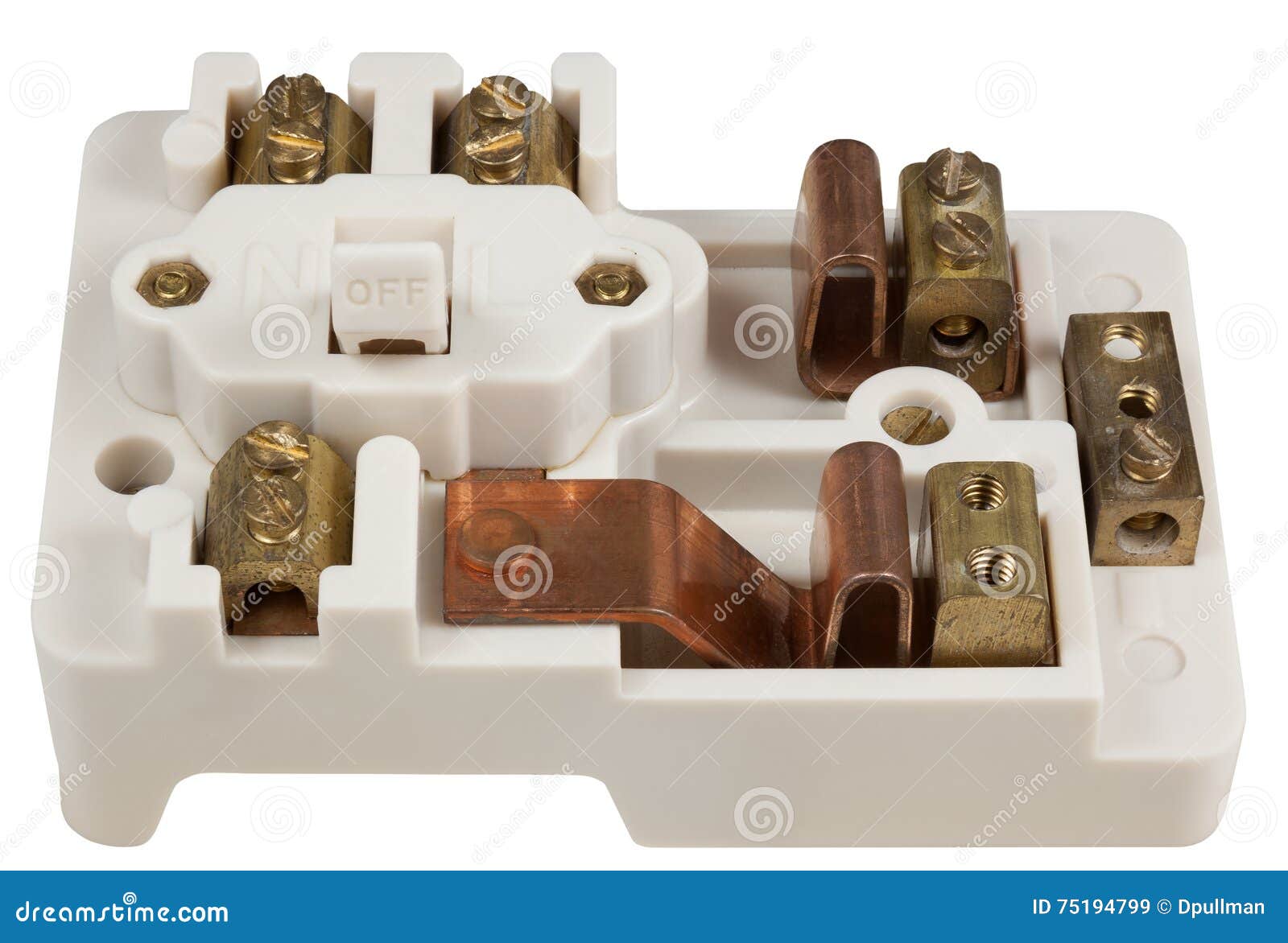 Inside an Old Fuse Box stock image. Image of system, electrician - 75194799