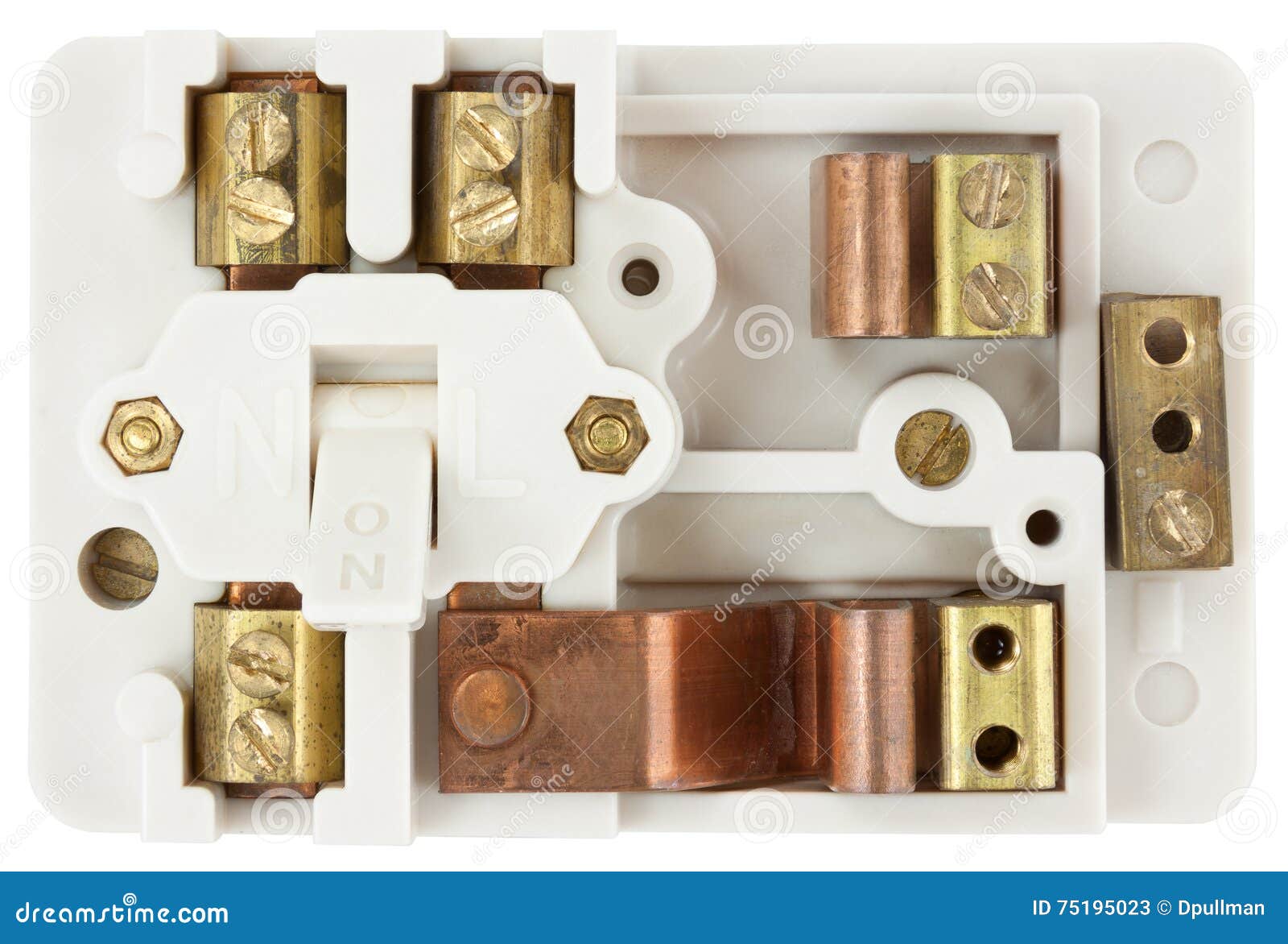 Inside An Old Fuse Box Royalty-Free Stock Photo | CartoonDealer.com ...