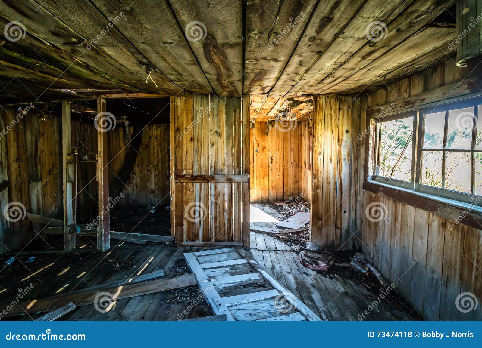 Inside the Old Log Home stock photo. Image of rustic - 73474118