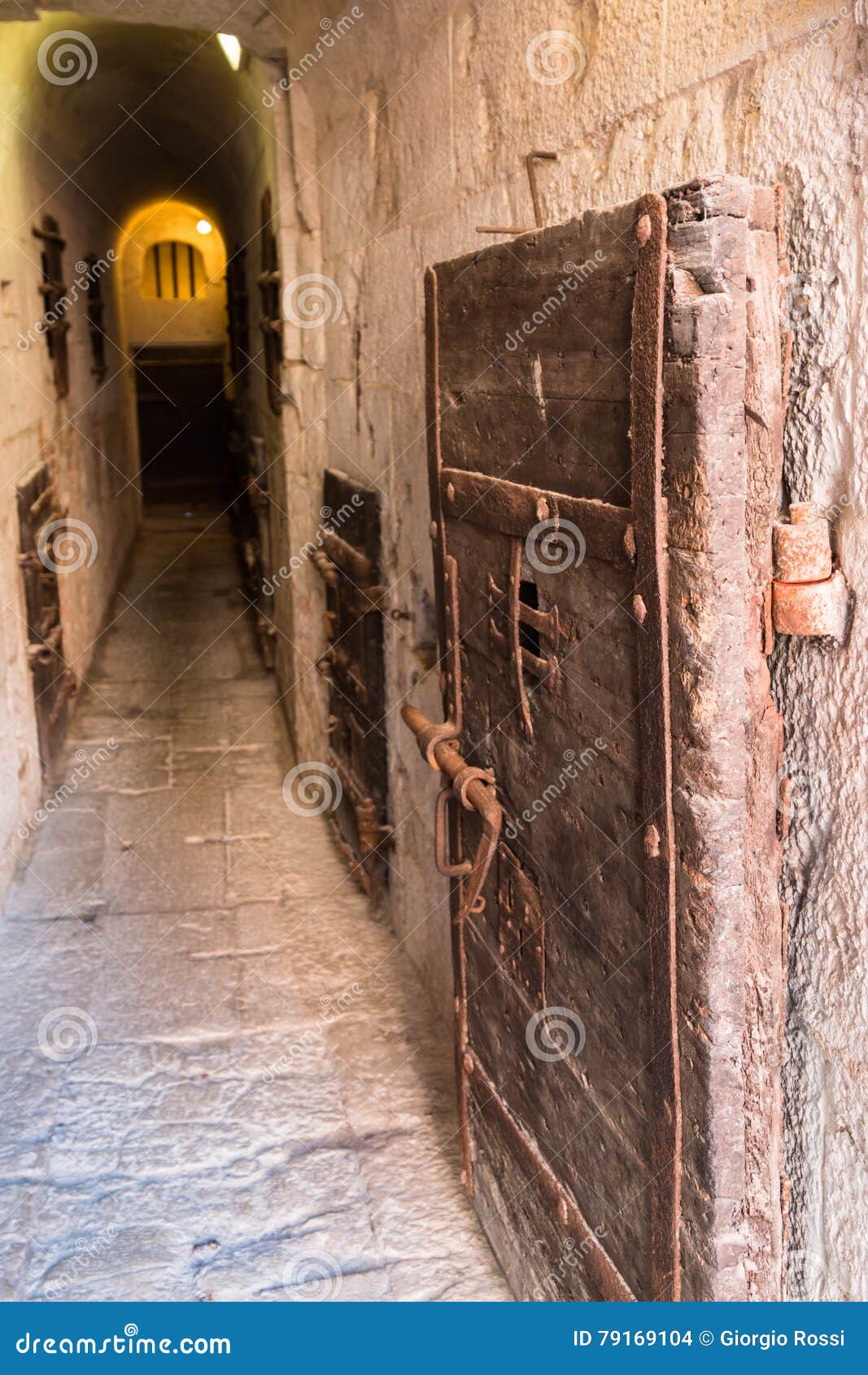 Inside the Old Prison Under the Doge S Palace in Venice - Italy Stock ...
