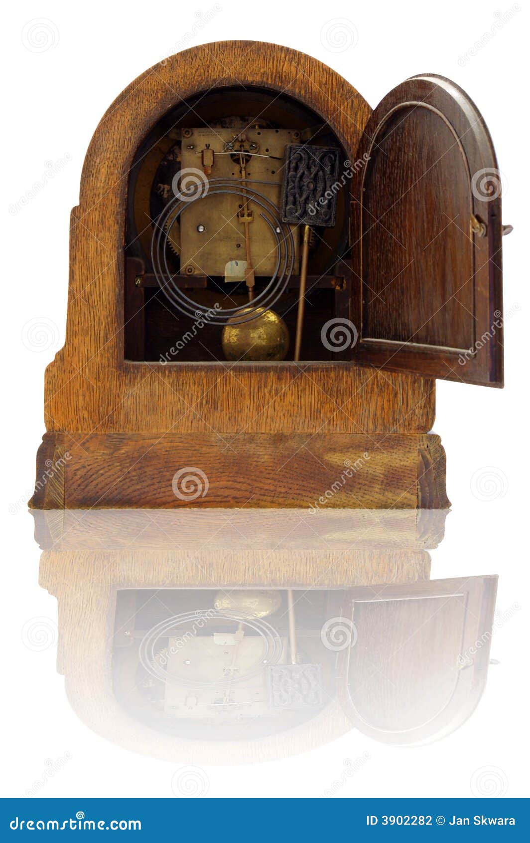 Inside old retro clock stock photo. Image of appointment - 3902282