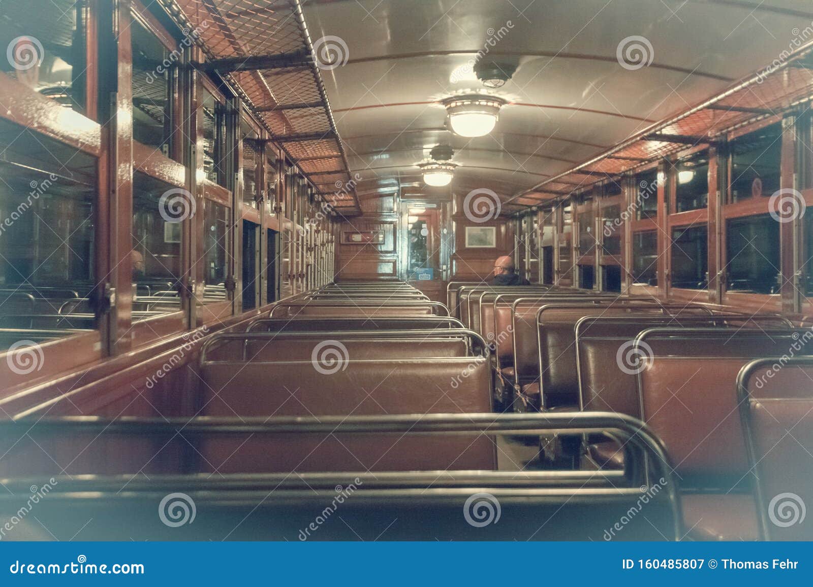 Inside the Old Train in Soller Stock Image - Image of inside, design ...