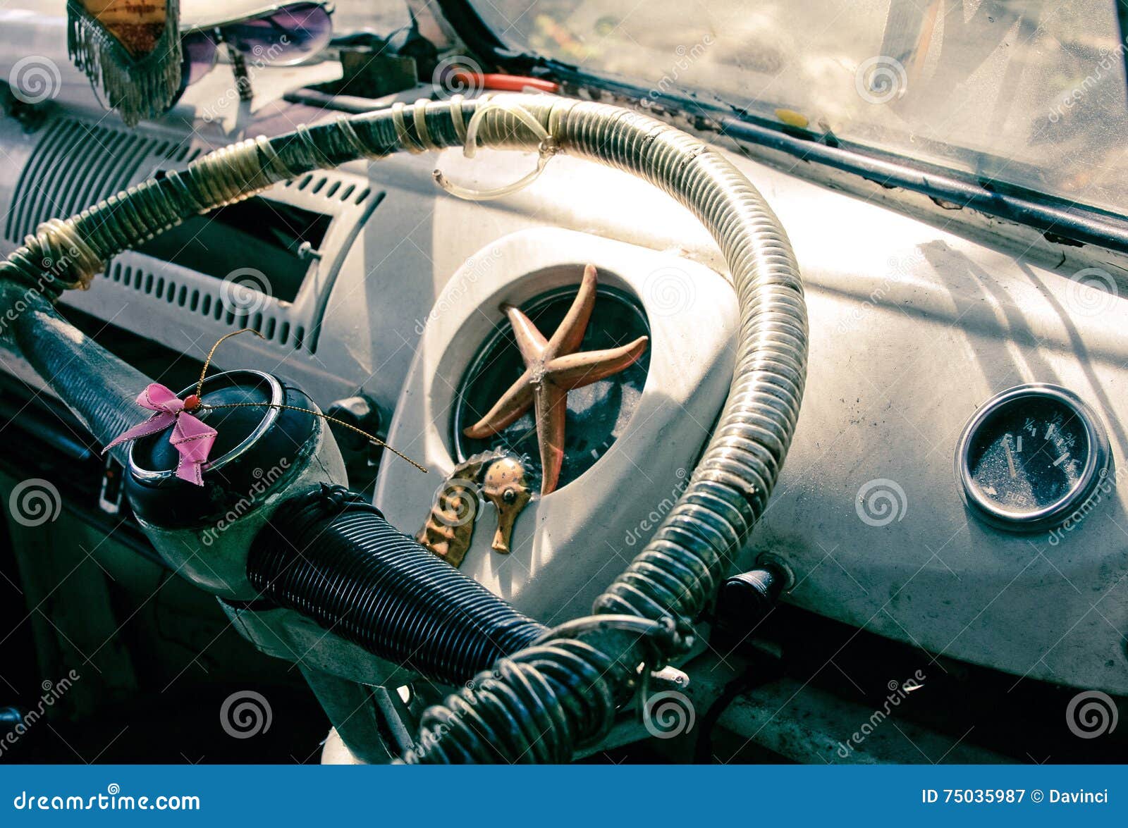 Inside of an old VW bus stock image. Image of ride, style - 75035987