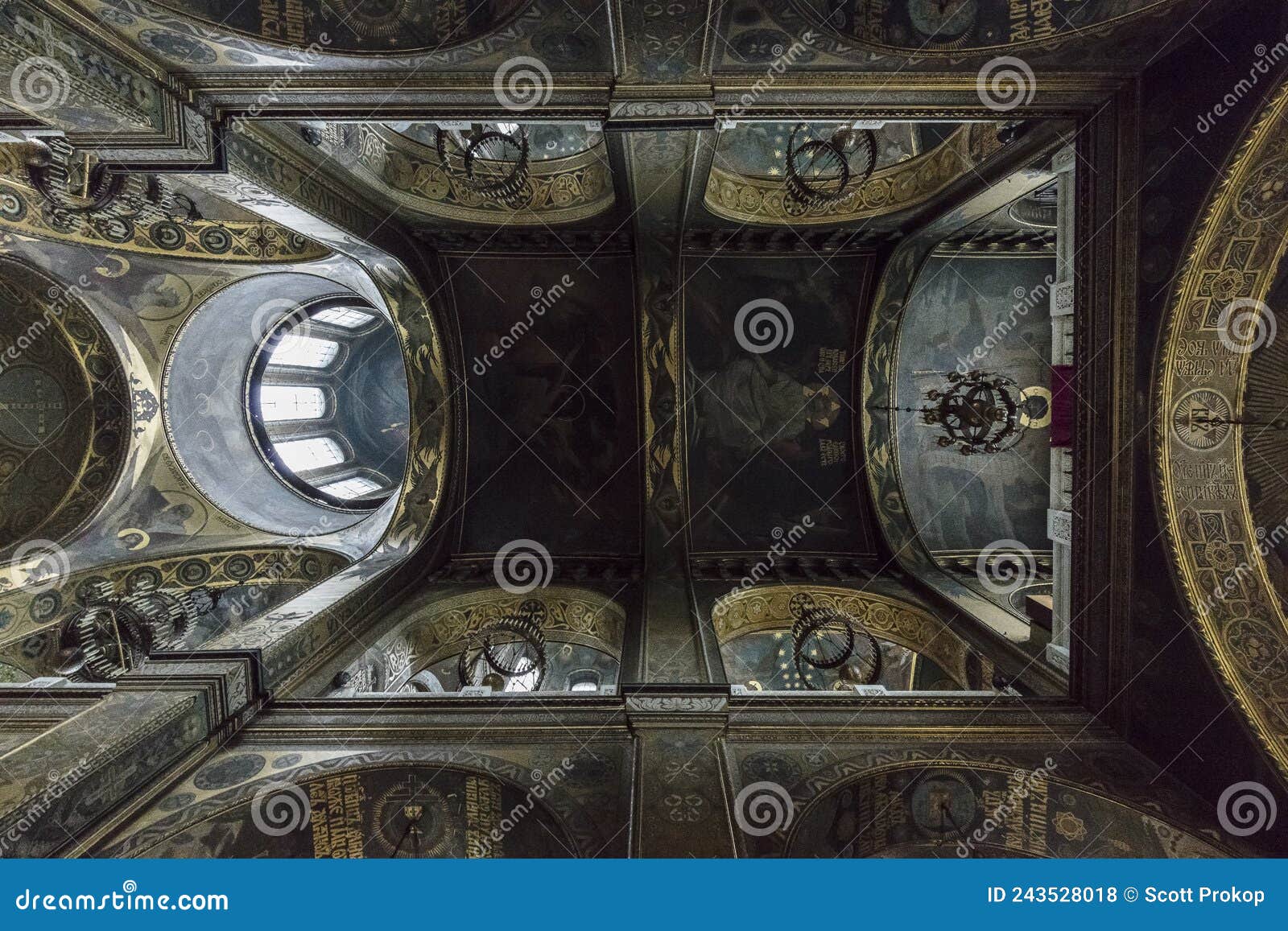 Inside of One of the Historic Churches of Kyiv Ukraine Editorial Stock ...