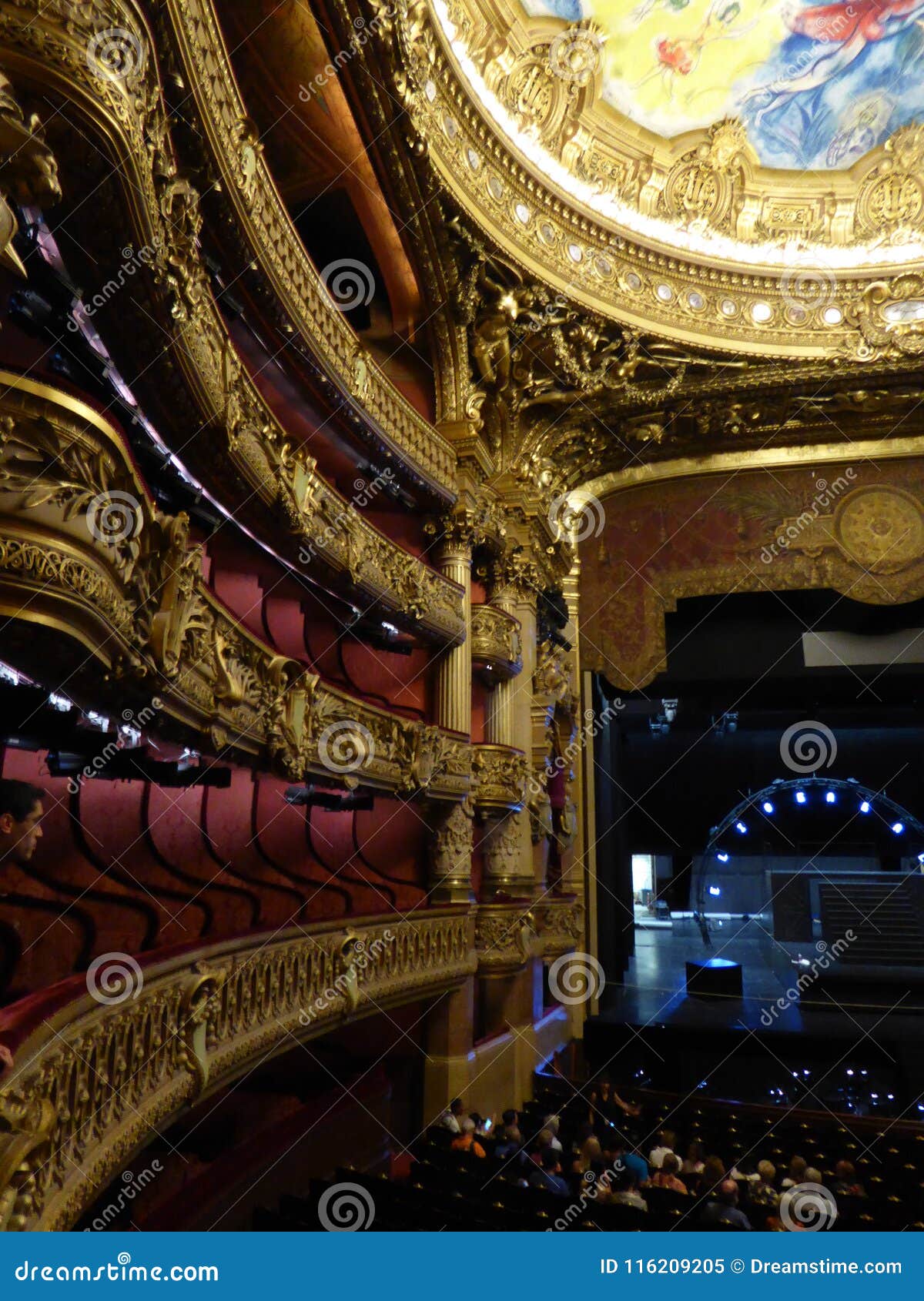Inside the Opera Garnier in Paris Editorial Image - Image of paris ...
