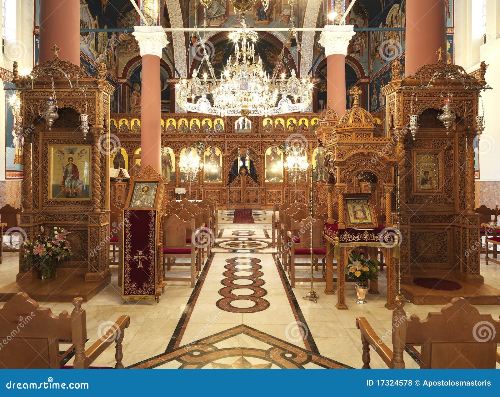 Inside an orthodox church stock photo. Image of religion - 17324578