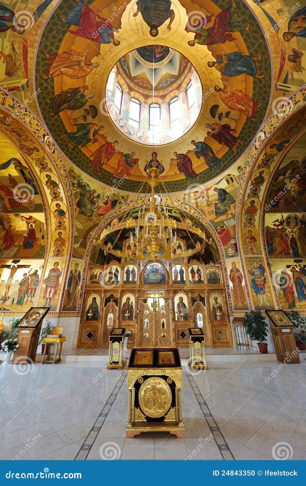 Inside Orthodox Monastery Stock Photo - Image: 24843350