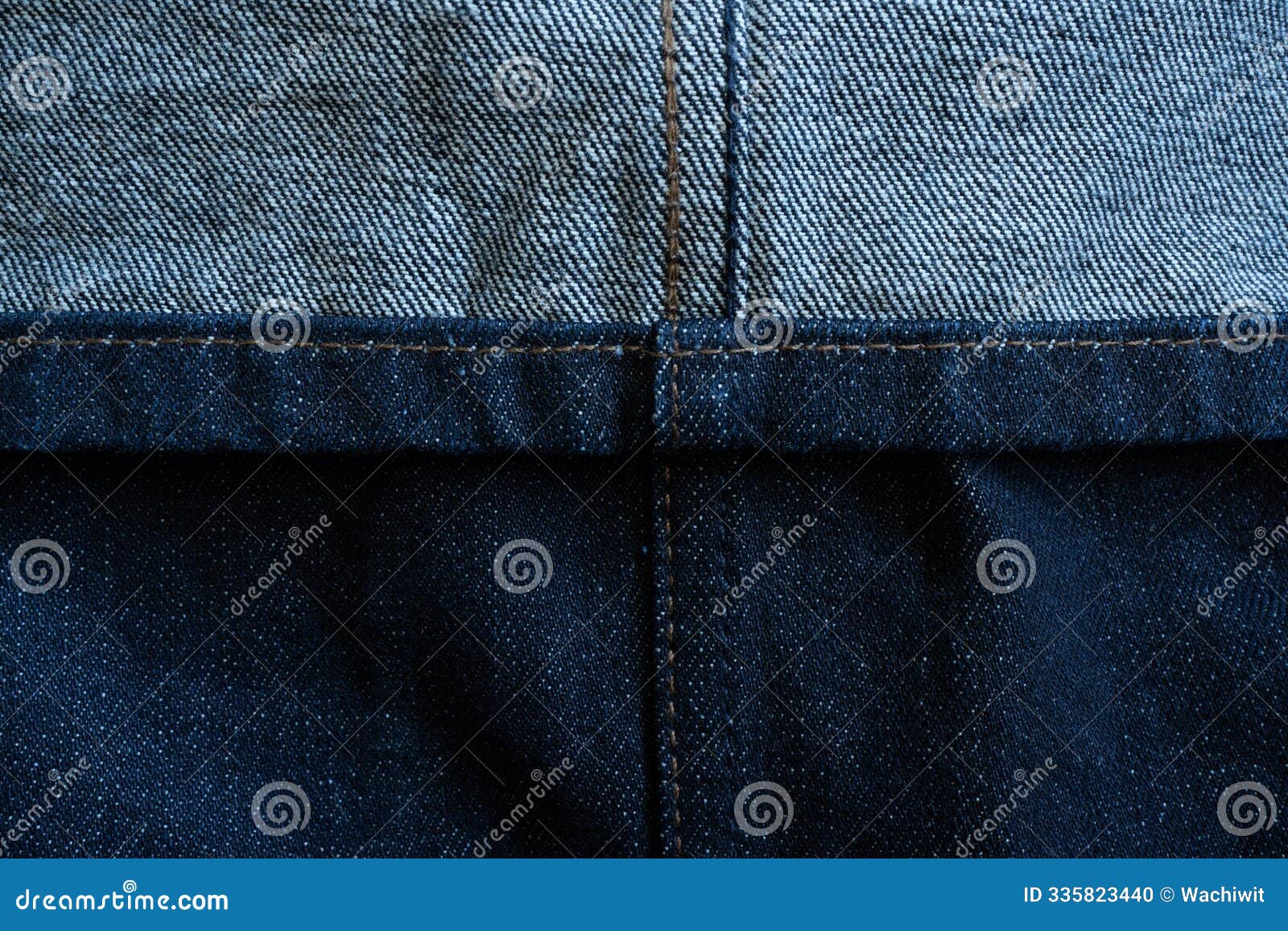 Inside and Outside of Raw Denim Texture Background Stock Photo - Image ...