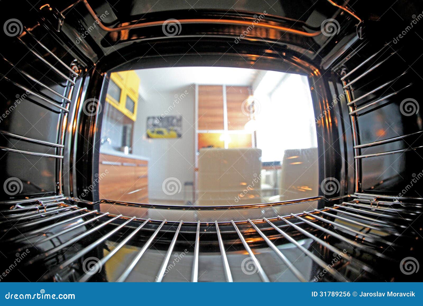Inside Of The Oven Royaltyfree Stock Photo