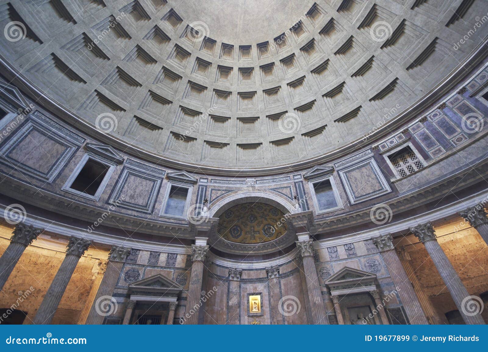 Inside the Pantheon stock image. Image of rome, architecture - 19677899