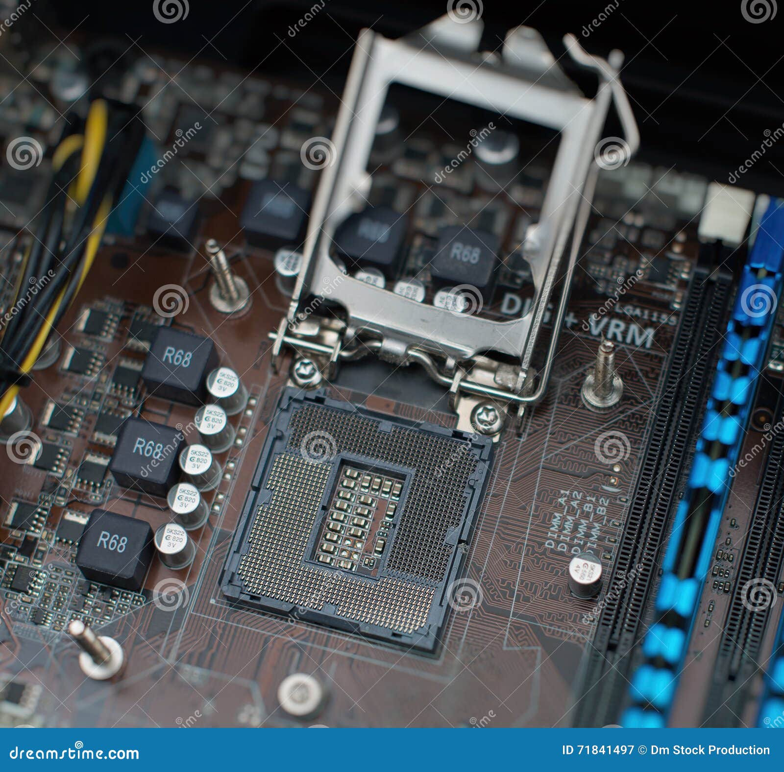 Inside of pc. stock image. Image of card, detail, electrical - 71841497