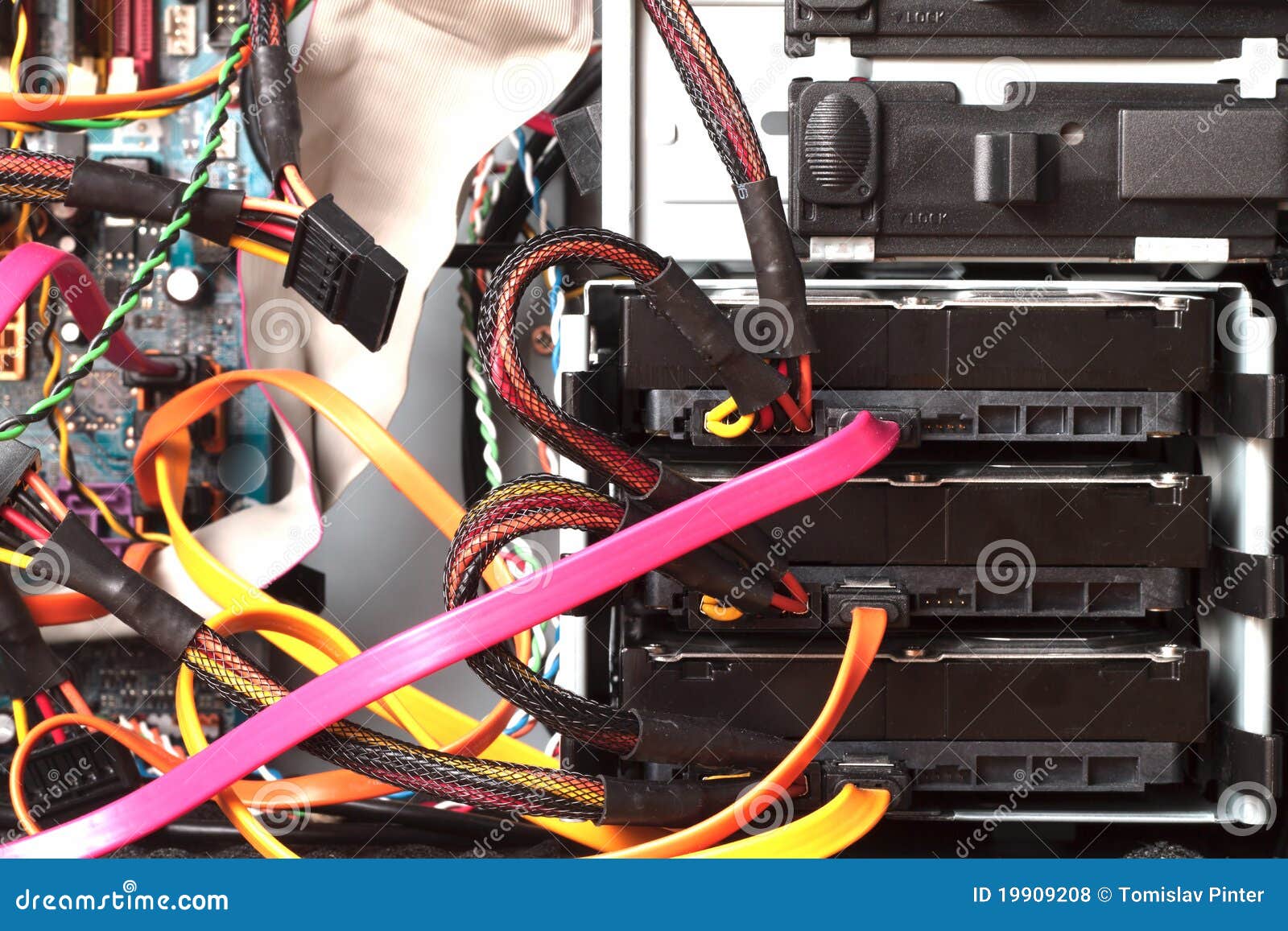 Inside personal computer stock photo. Image of metal - 19909208