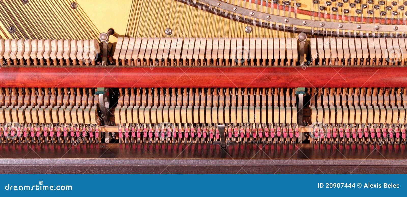 Inside the piano stock photo. Image of instrument, sound - 20907444
