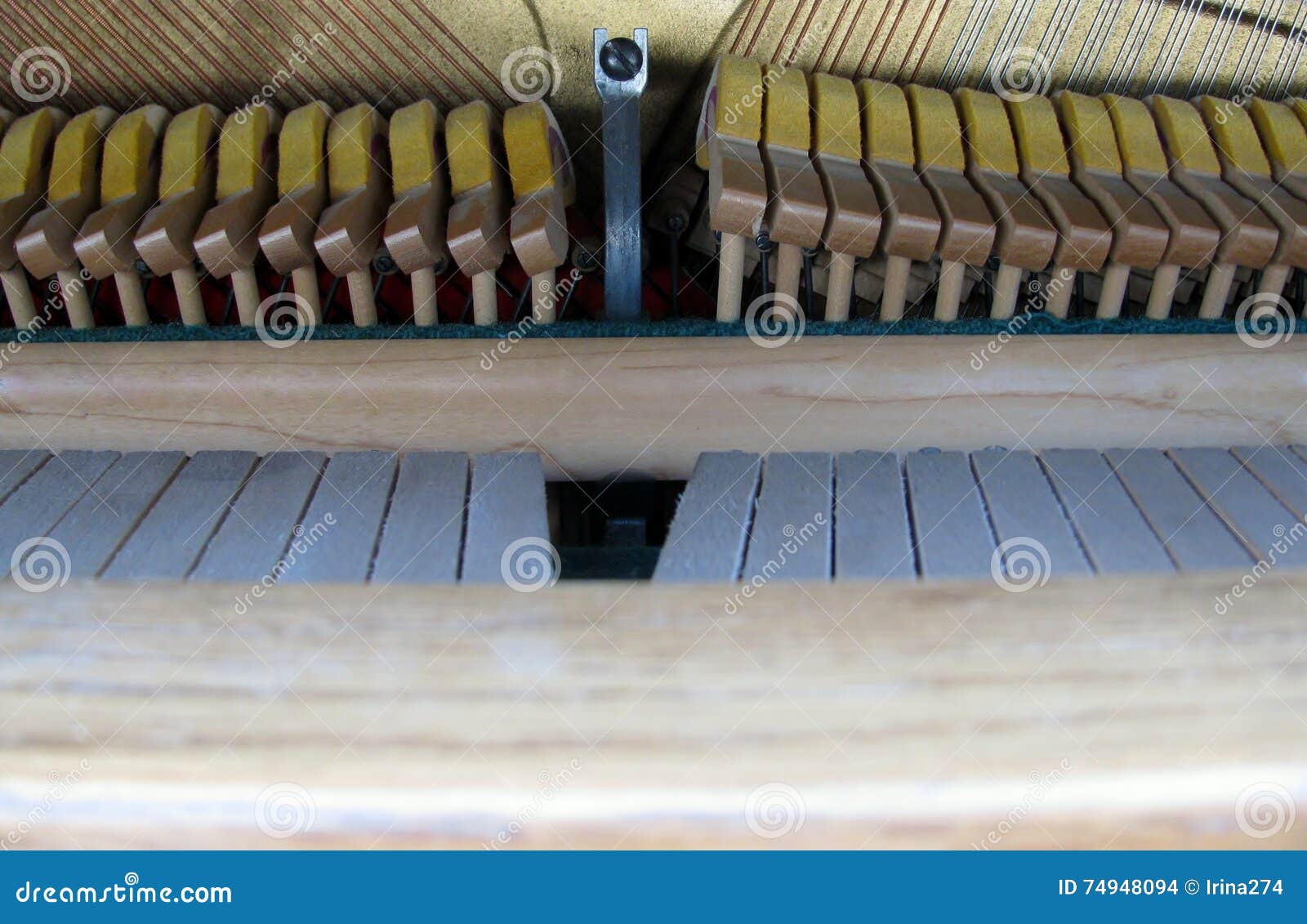 Inside of a piano stock photo. Image of antique, tune - 74948094