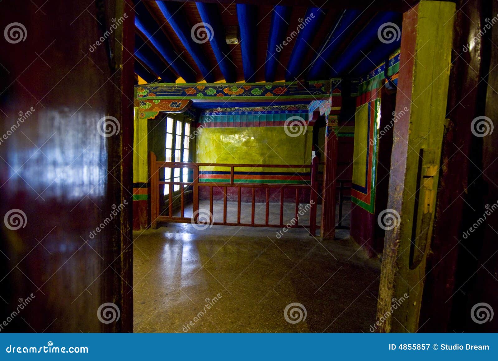 Inside Potala Palace stock image. Image of dark, indoors - 4855857