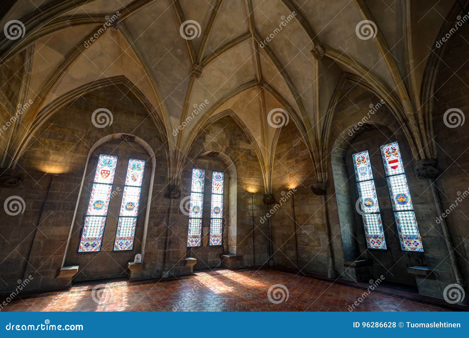 Inside the Powder Tower in Prague Stock Photo - Image of tourist ...