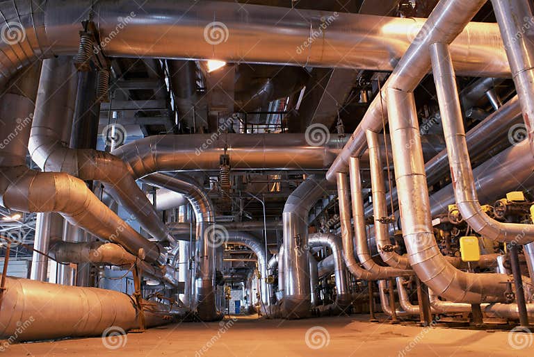 Inside of power plant stock image. Image of eerie, heavy - 1904407
