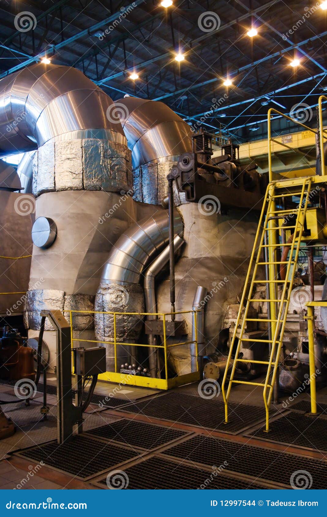 Inside powerplant stock photo. Image of cooling, environment - 12997544