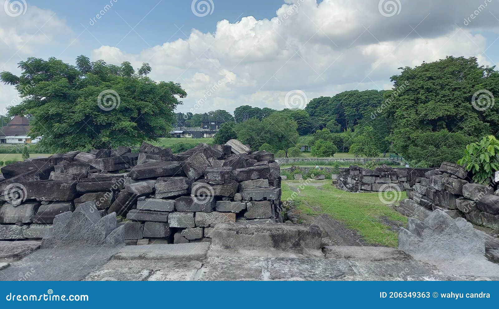 Inside of Prambanan the Greatest Temple Stock Image - Image of monument ...