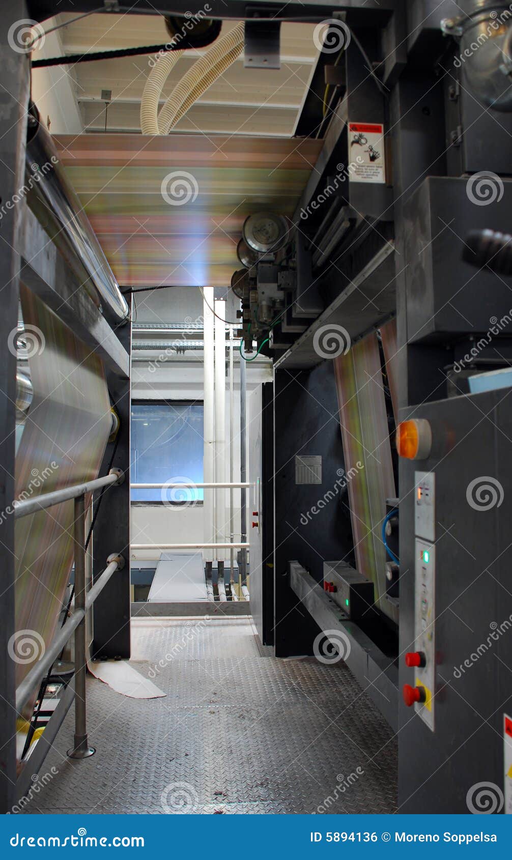 Inside printing press stock photo. Image of public, quality - 5894136