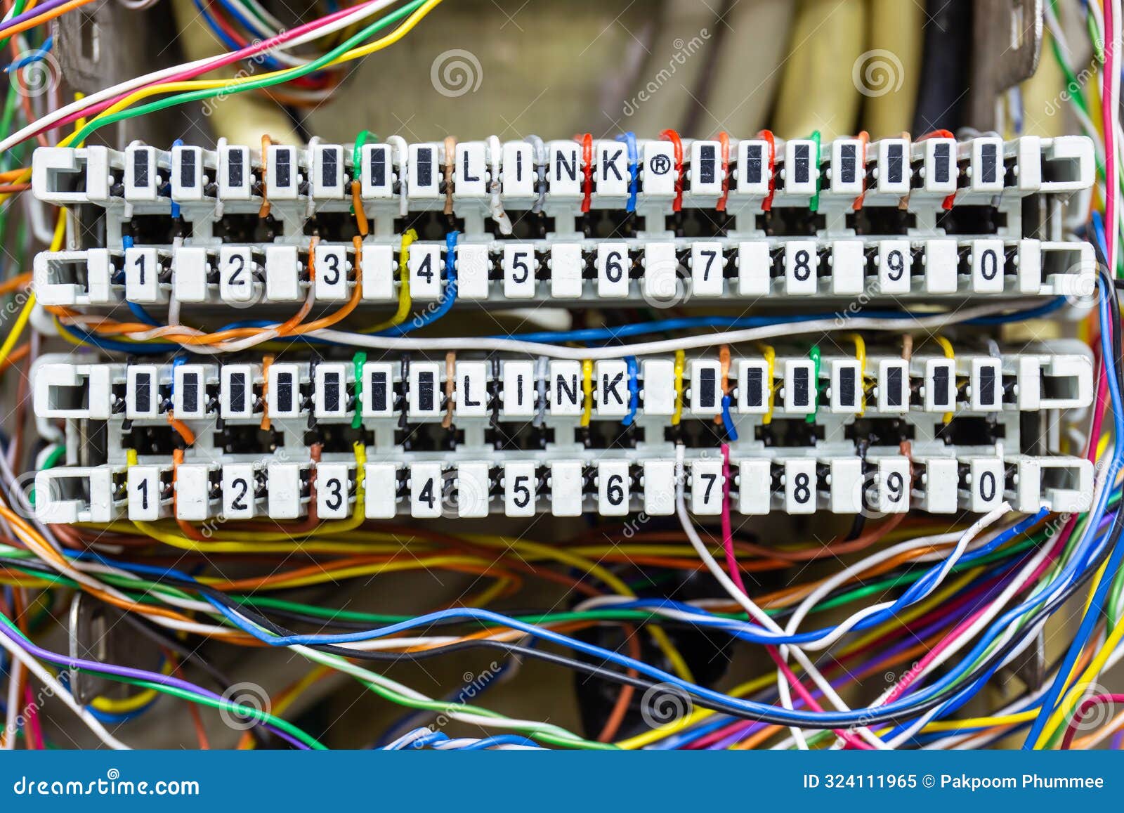 Inside Private Automatic Branch Exchange Telephone PABX System is Old ...