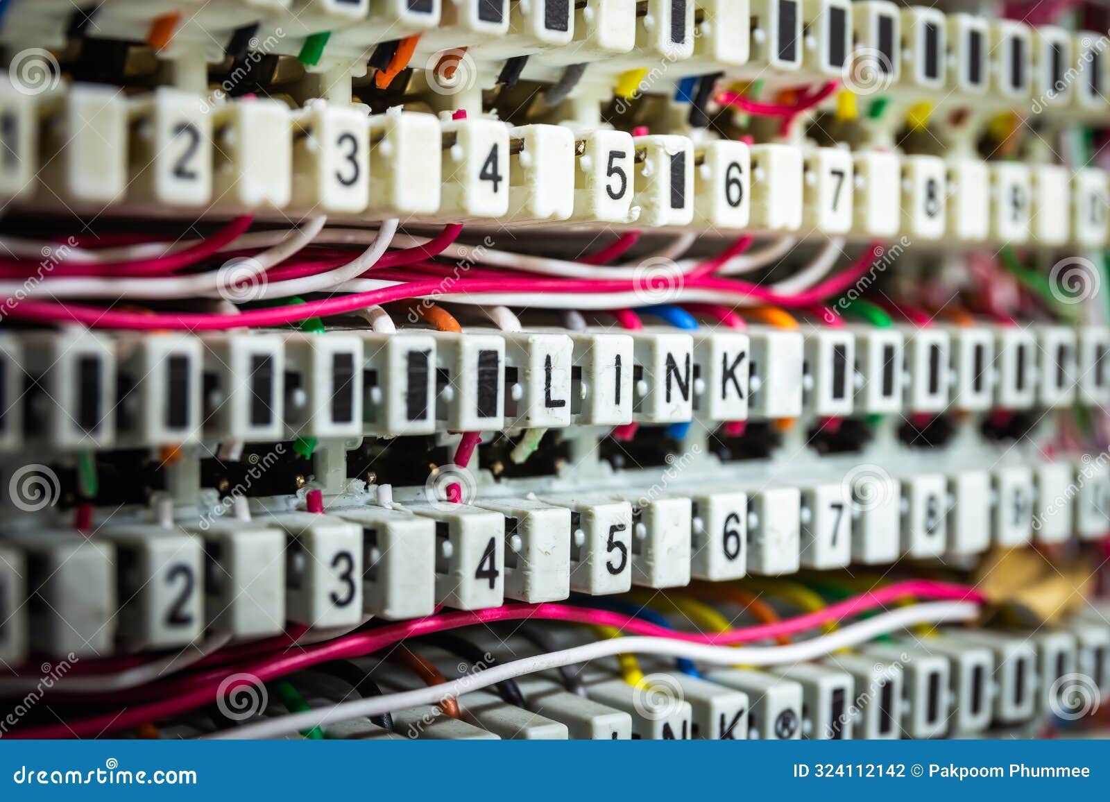 Inside Private Automatic Branch Exchange Telephone PABX System is Old ...