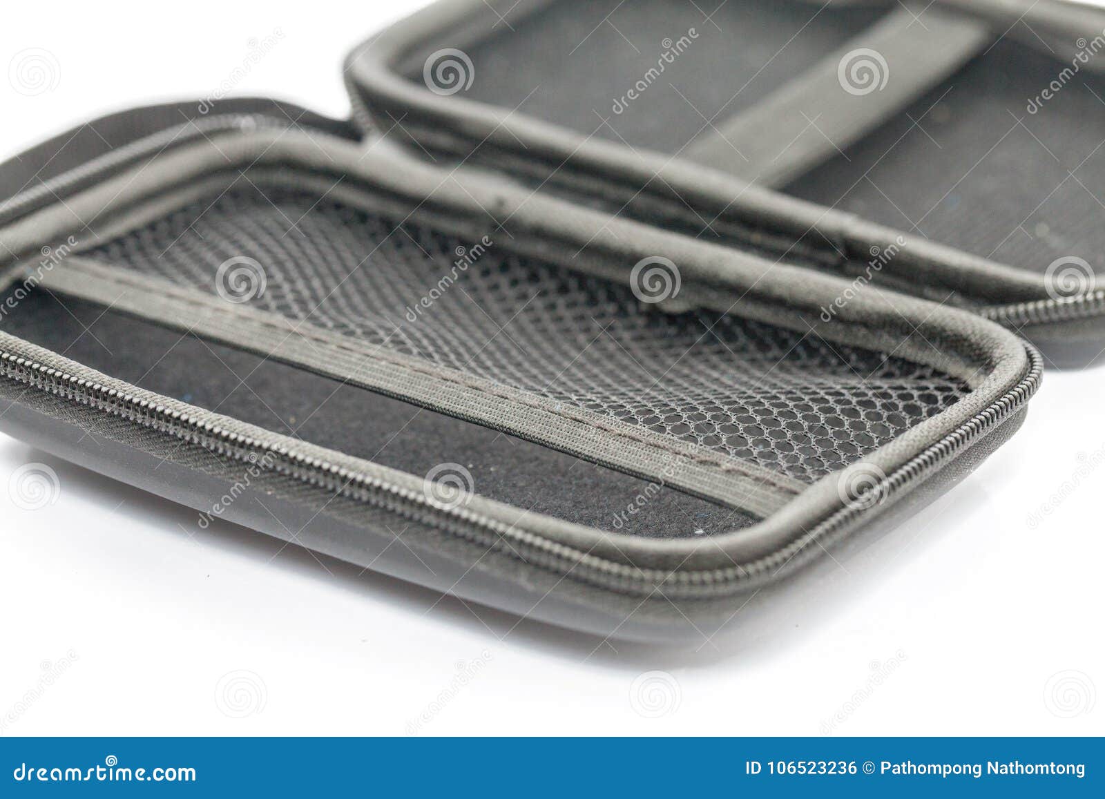 Inside of the Protection Bag with Zipper Stock Photo - Image of female ...