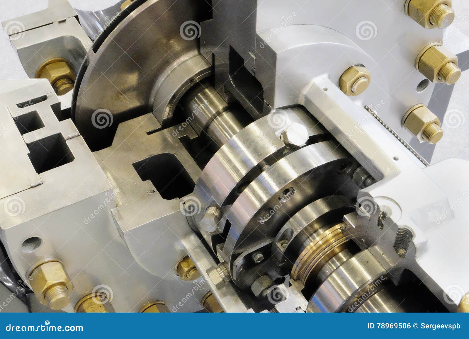 Inside of the Pump for the Oil and Gas Industry Stock Photo - Image of ...