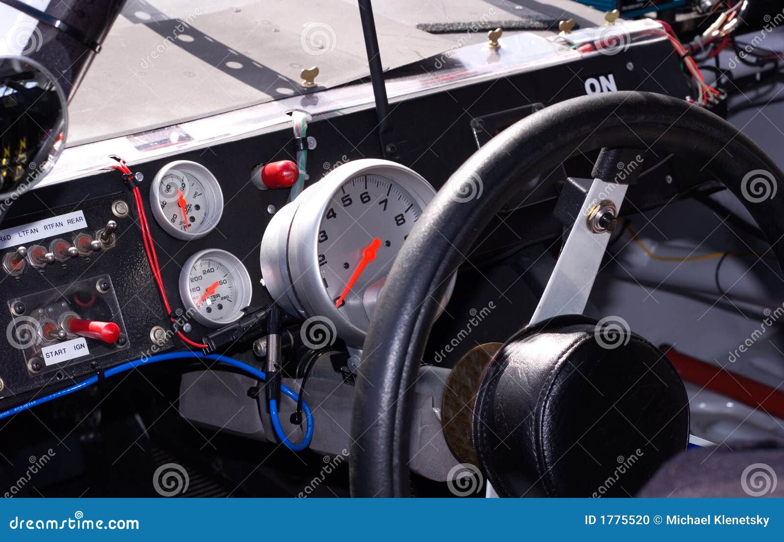 Inside A Race Car