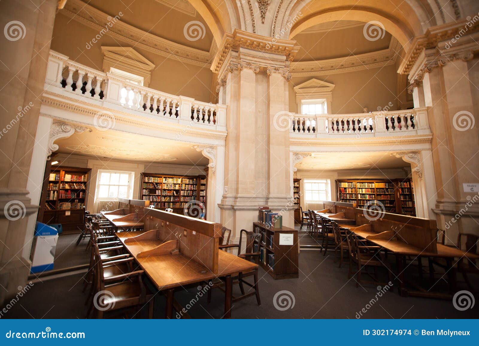 Inside the Radcliffe Camera Library in Oxfordshire in the UK Editorial ...