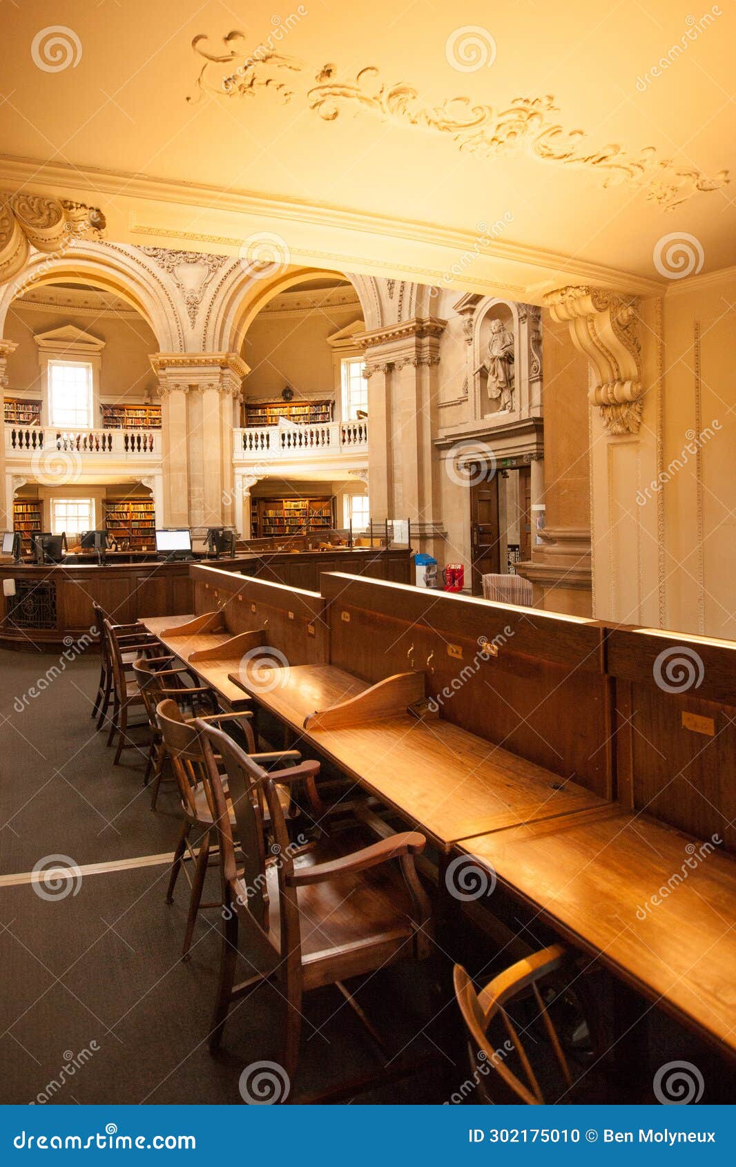 Inside the Radcliffe Camera Library in Oxfordshire in the UK Editorial ...