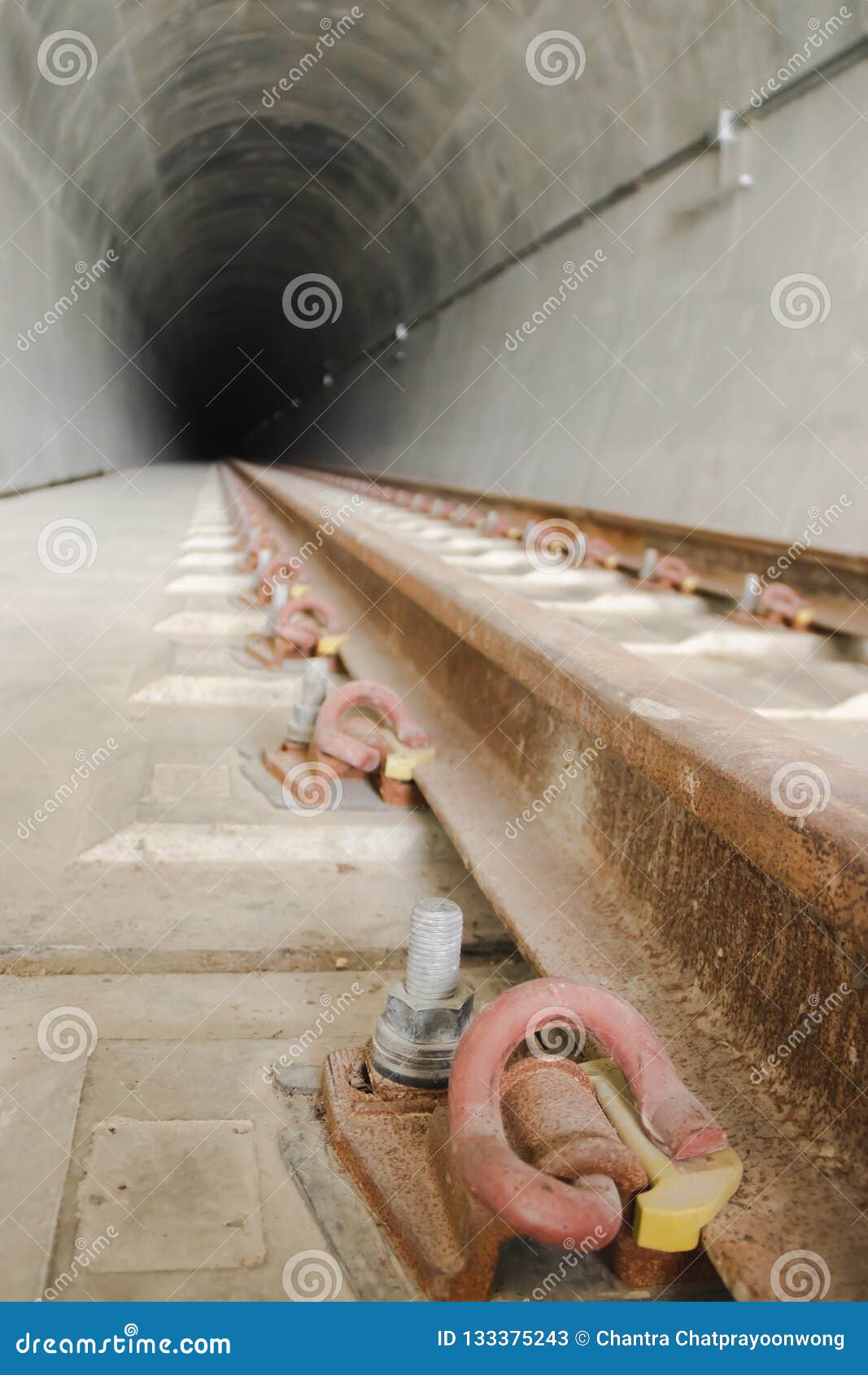 Inside of railway tunnel stock image. Image of light - 133375243