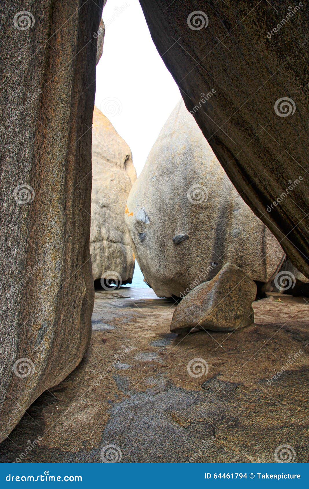 Inside Remarkable Rocks stock photo. Image of australia - 64461794