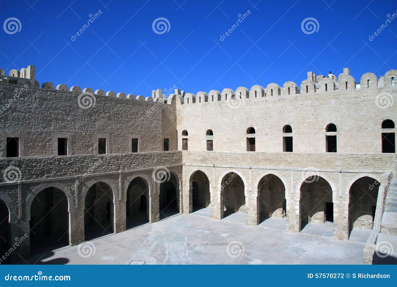 Inside the Ribat, Sousse stock photo. Image of fort, tourist - 57570272