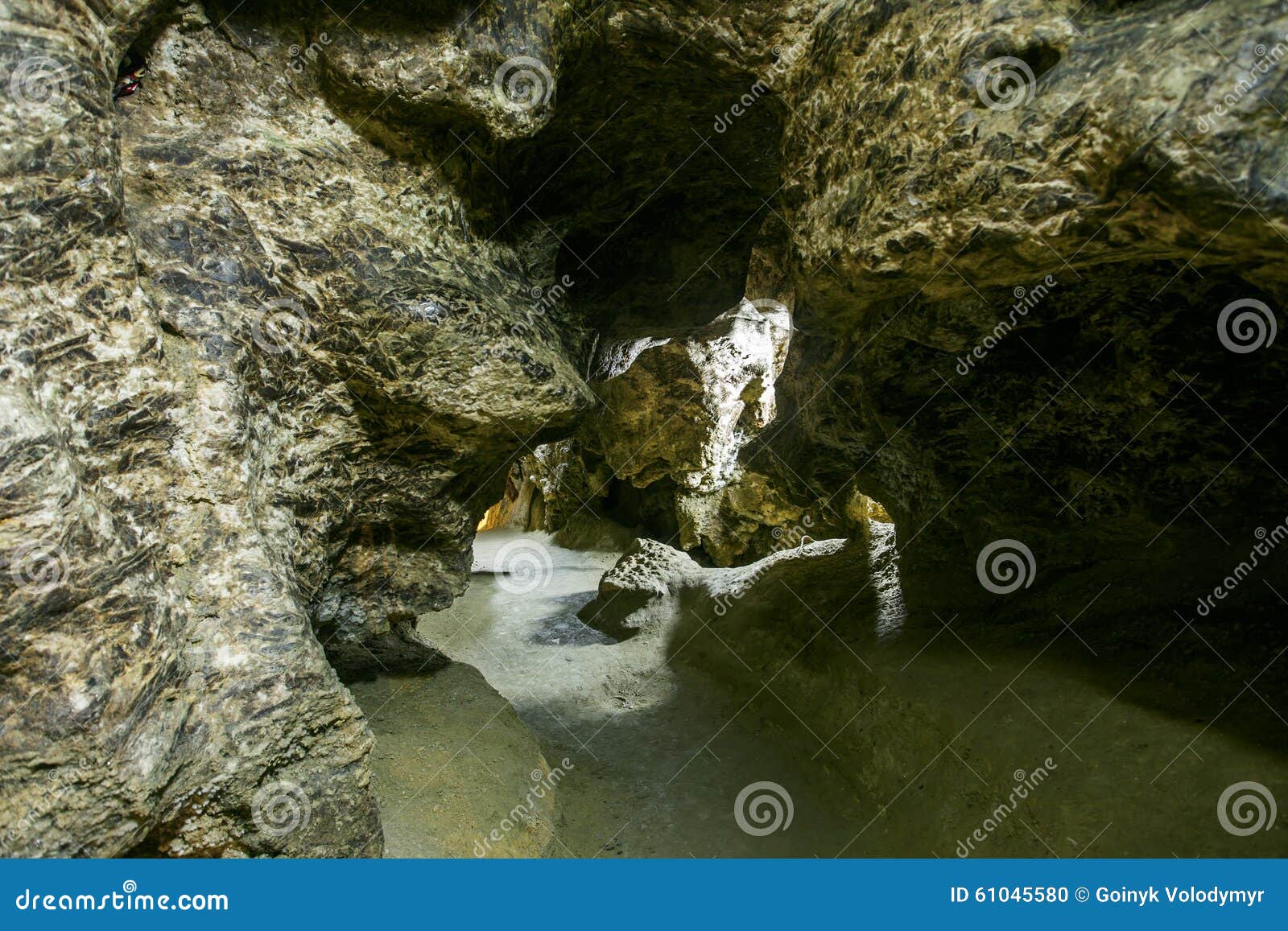 Inside rock cave stock photo. Image of beauty, underground - 61045580