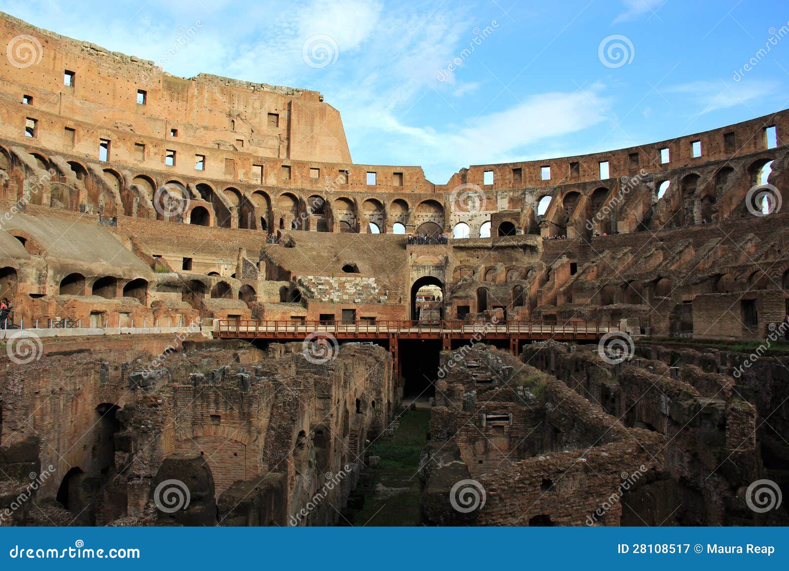 Inside The Roman Colosseum Royalty-Free Stock Photography ...