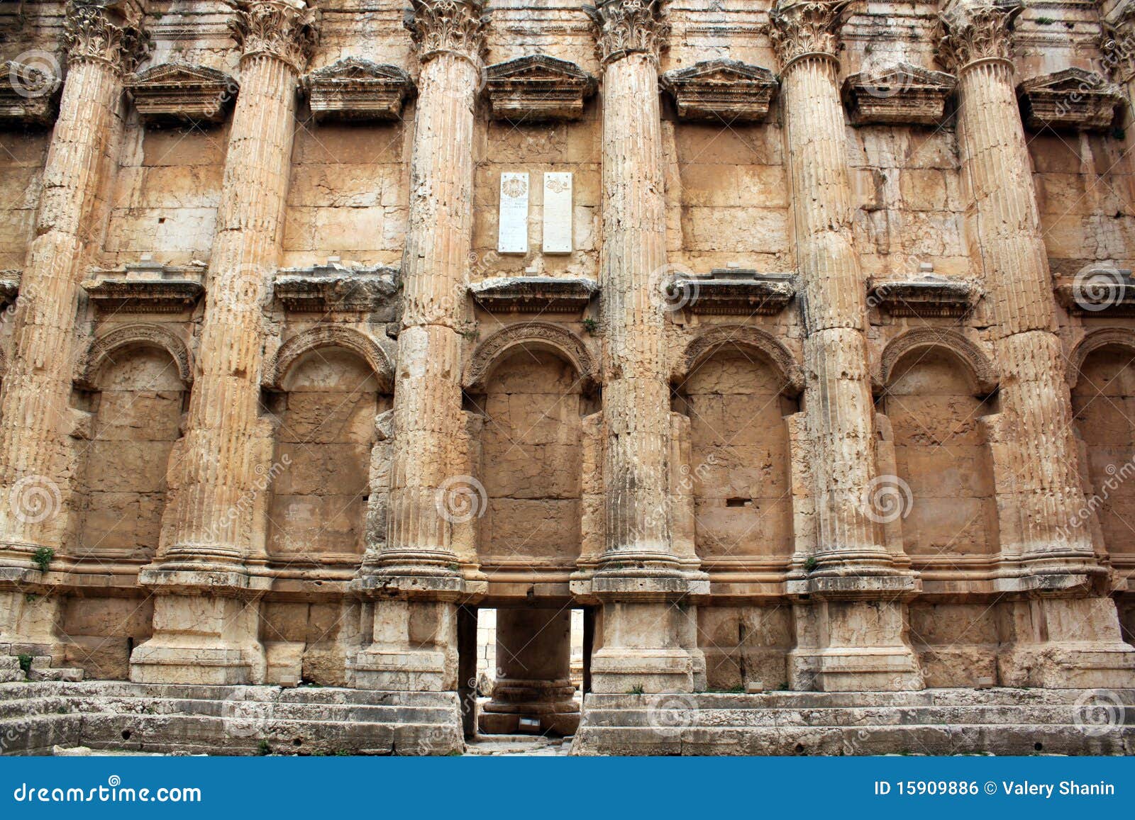 Inside roman temple stock photo. Image of heritage, destinations - 15909886