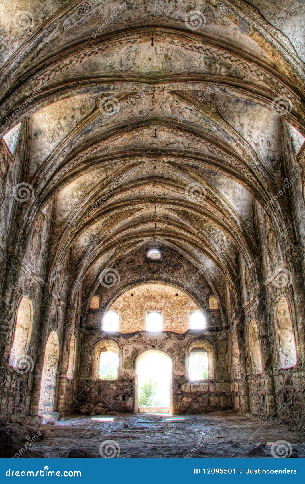 Inside a Roman Temple that Has Ancient History. Stock Image - Image of ...